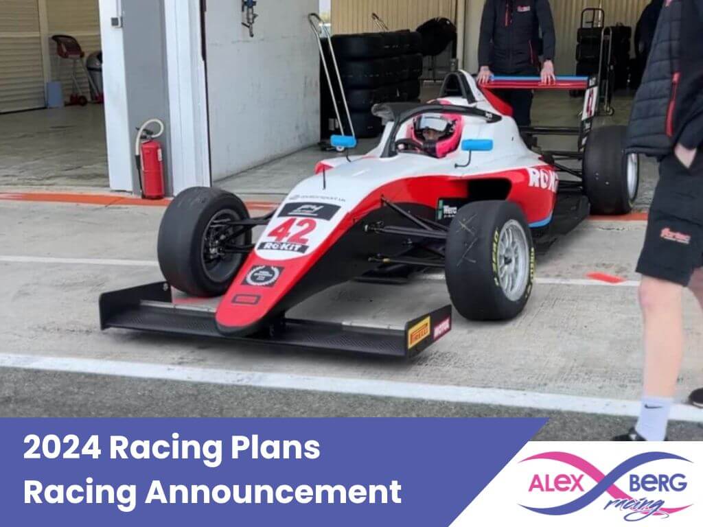 2024 Racing Plans - Alex Berg